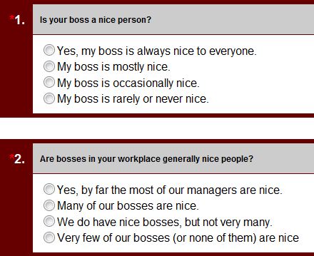Are bosses nice or nasty? Get our survey results. – The Chief Happiness ...