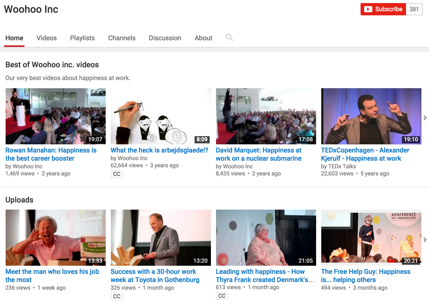 Videos about happiness at work | The Chief Happiness Officer Blog